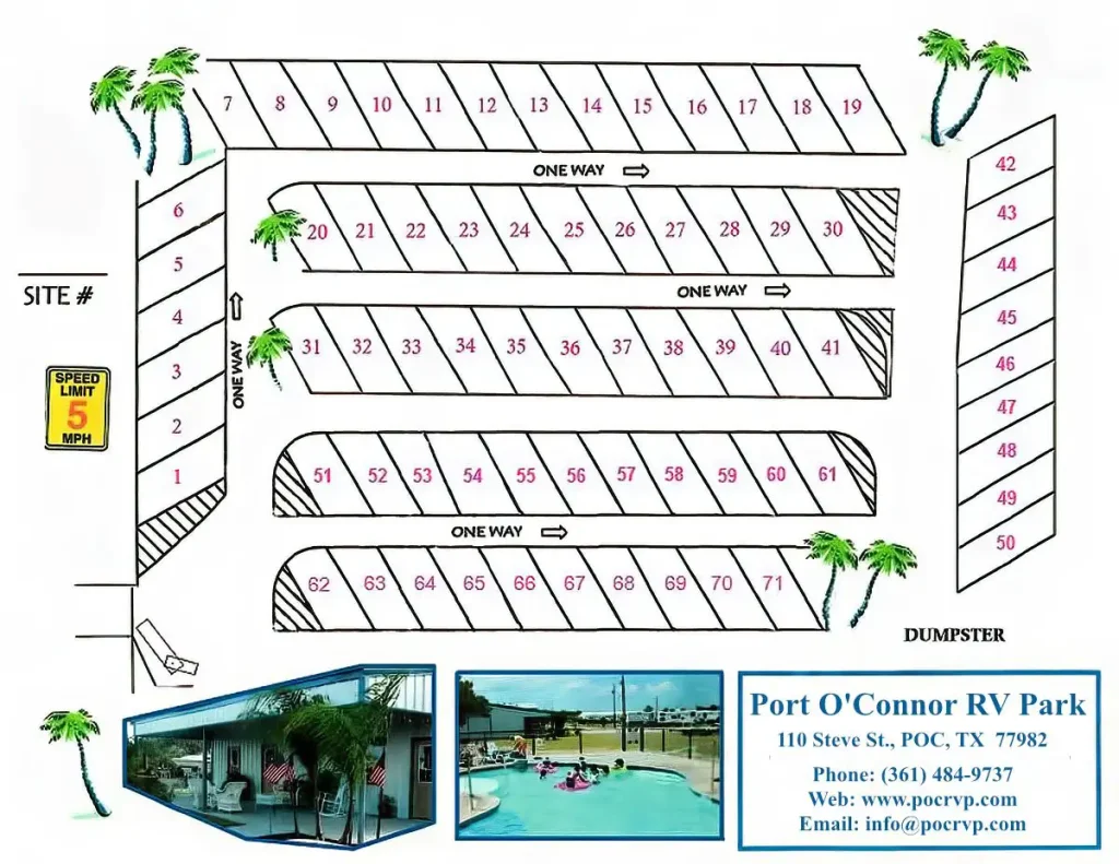 Park Map » Port O'connor Rv Park